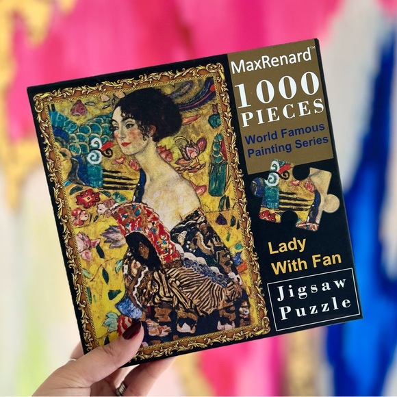 Games | Max Renard Lady With Fan 100 Piece Puzzle | Poshmark